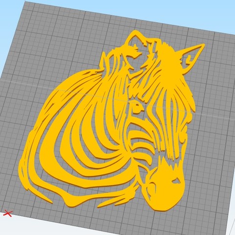 Download 3D model ZEBRA WALL DECORATION ・ Cults